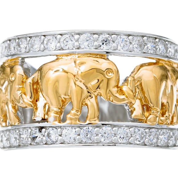 TOVA | Jewelry | Tova Diamonique Elephant Ring | Poshmark